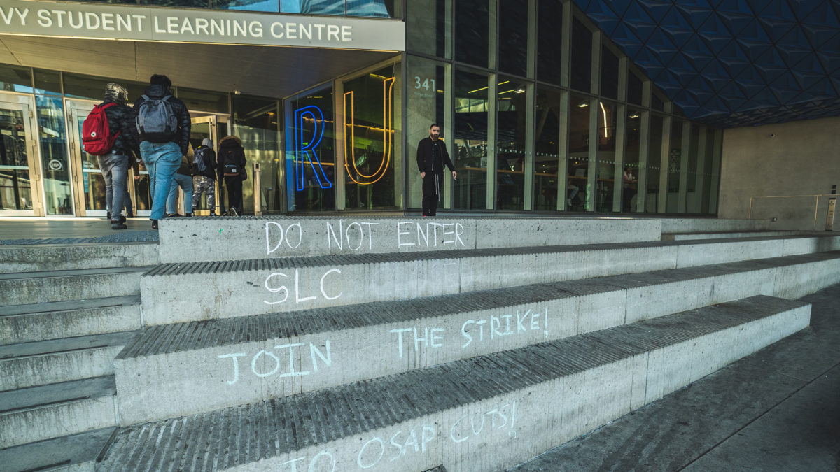 PHOTO ESSAY: Students strike for education cuts – The Eyeopener