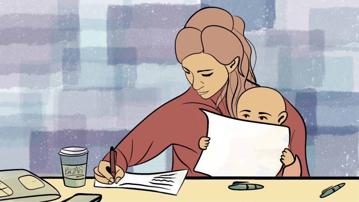 Students with children doing the ultimate juggling act: parenthood ...